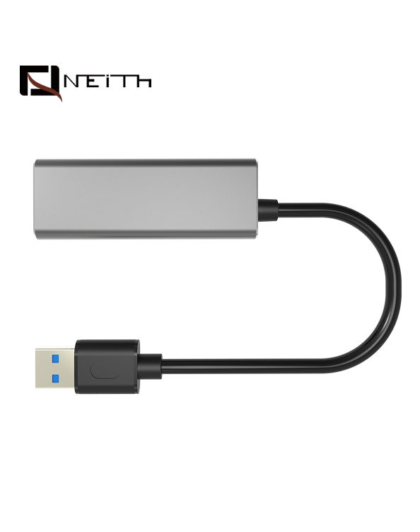 Aluminium Ethernet Adapter USB 3.0 to 10/100/1000 Gigabit Ethernet LAN ...