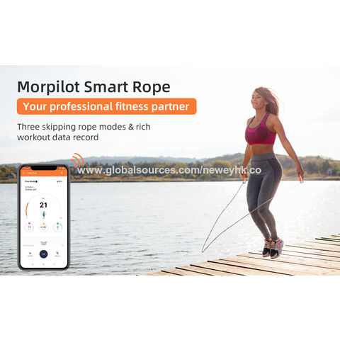 China Smart Bluetooth fitness jump rope for home sports with App ...