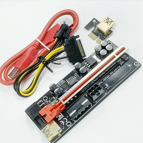 China 60CM VER 009S 010S PCI-E 1X to 16X LER Riser 009 Card Extender ...