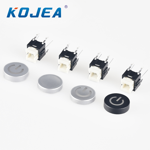 China 6x6x7.2mm Blue LED 6 pin light SMD/DIP momentary 12v with lamp ...