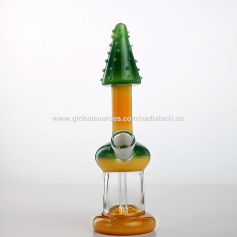 China 7'' Tree design Christmas theme glass bong with percolator on ...