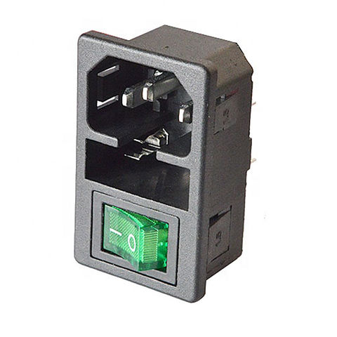 China Ac Socket With Switch Rocker Switch With Fuse Power Socket 250V ...