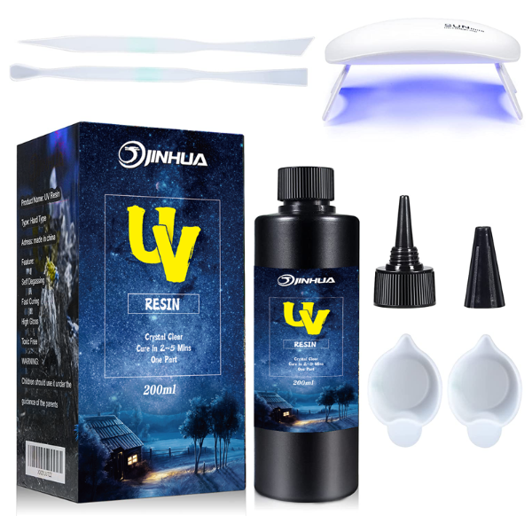 UV Resin Crystal Clear Hard Type - Upgraded 30g/50g/100g/200g ...