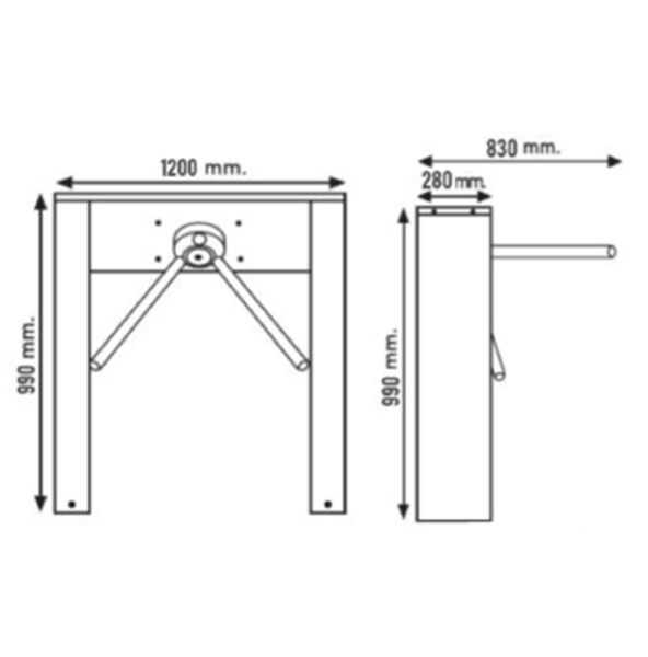Security access control tripod turnstile mechanism turnstile parts ...