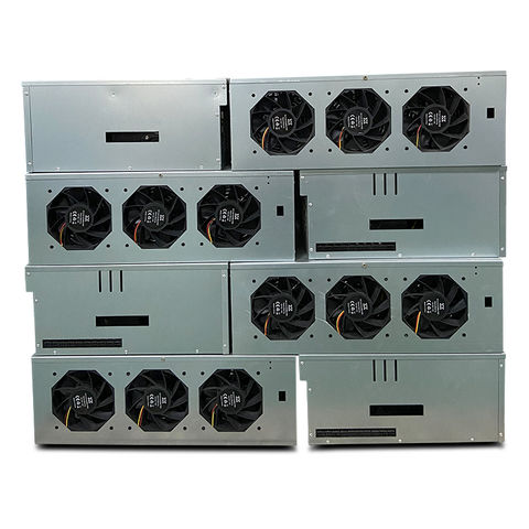 China Mining Rig 8 Cards GPU Mining Machine set RX580 8GB GPU Miner ...