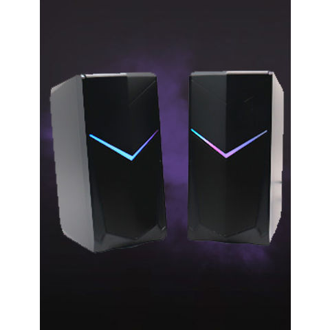 China Wholesale 2.0 Wired RGB Gaming Speaker With Volume Controller ...