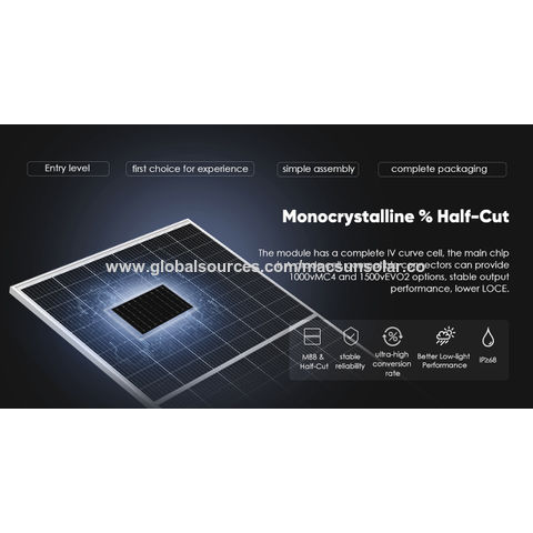 China 08 HALF-CELL MONOFACIAL MODULE 390-410W on Global Sources,Half ...