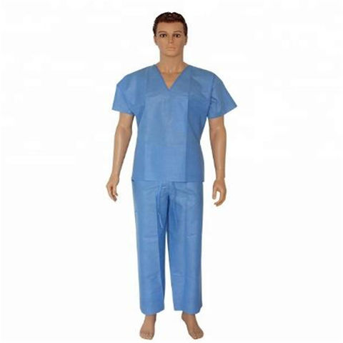 China Uniforms Disposable Pajamas With Elastic Top And Pants on Global ...