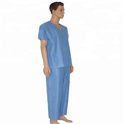 China Uniforms Disposable Pajamas With Elastic Top And Pants on Global ...