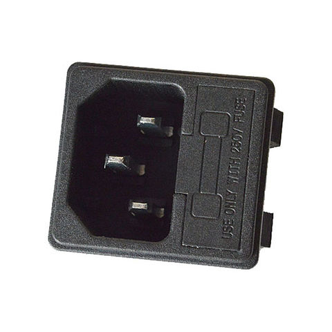 China AC Power socket Inlet Module Plug Power Connector AC-03 3 pin ...