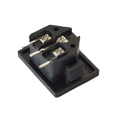 China Ac power 3 pin IEC socket c14 inlet power plug iec c13 c14 socket ...