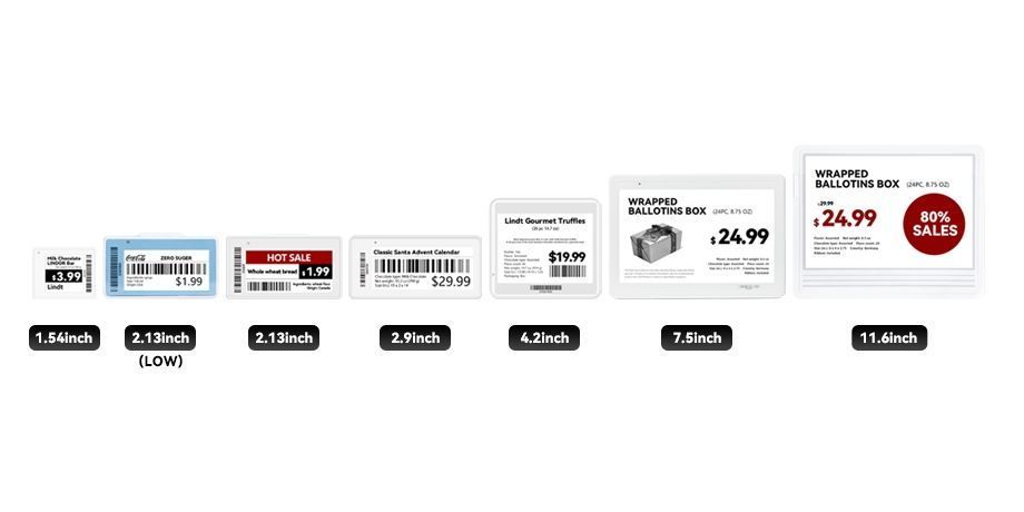 Mall 2.9 inch ESL electronic label price digital smart price tag, ESL E ...