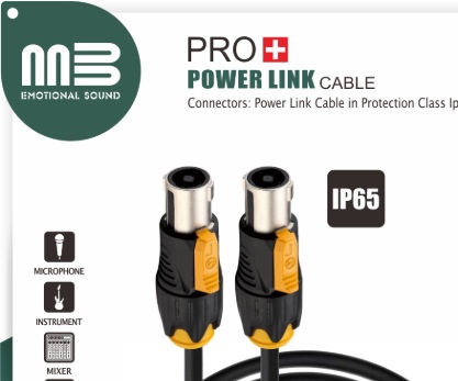 China Premium cable Power Link Cable in Protection Class IP65 1m/5m/10m ...