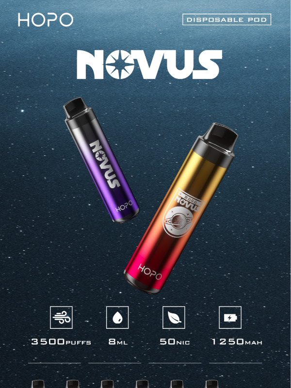 HOPO Novus Blueberry Raspberry/Blue Razz vape 8ml juice 5% nicotine ...