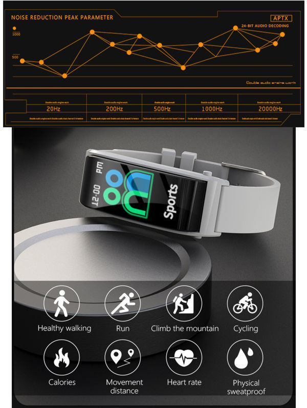 China Sports Health smart watch temperature sensor bracelet Timer ...