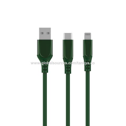China C89 Lightning to USB-A Data Cable Original Mfi Certified 2.4A ...