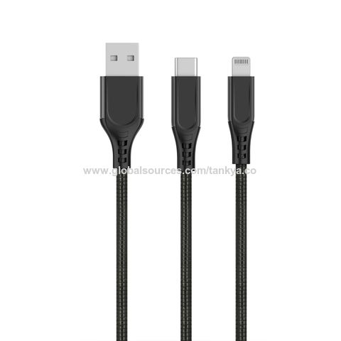 China C89 Lightning to USB-A Data Cable Original Mfi Certified 2.4A ...