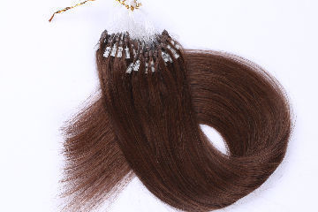 China Double drawn loops hair wholesale human hair extension Brazilian ...