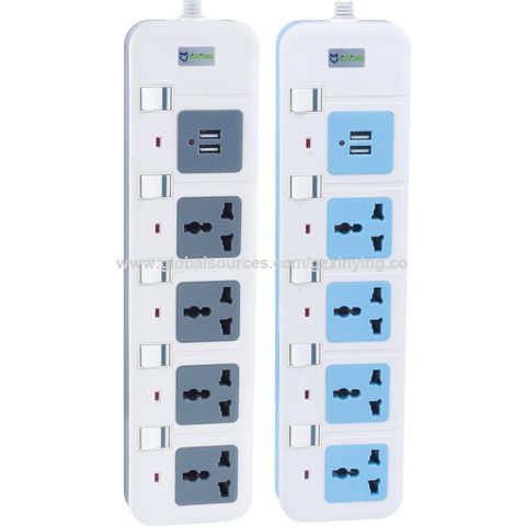 China New Fancy USB Power Extension Socket Smart Socket 5way Power ...