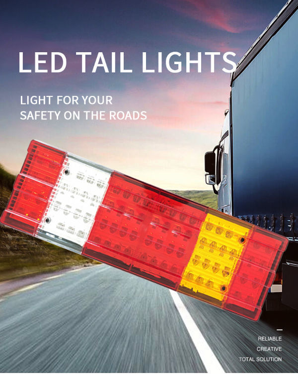 China 12V/24V Led Combination Truck Tail Lights For Trailer on Global ...