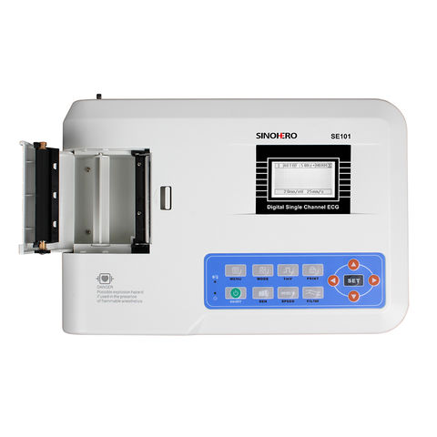 China SINOHERO SE101 digital single channel electrocardiograph portable ...