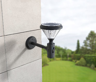 Smart Home Outdoor Garden 1080P IP66 Two Way Talk Siren Alarm Solar ...