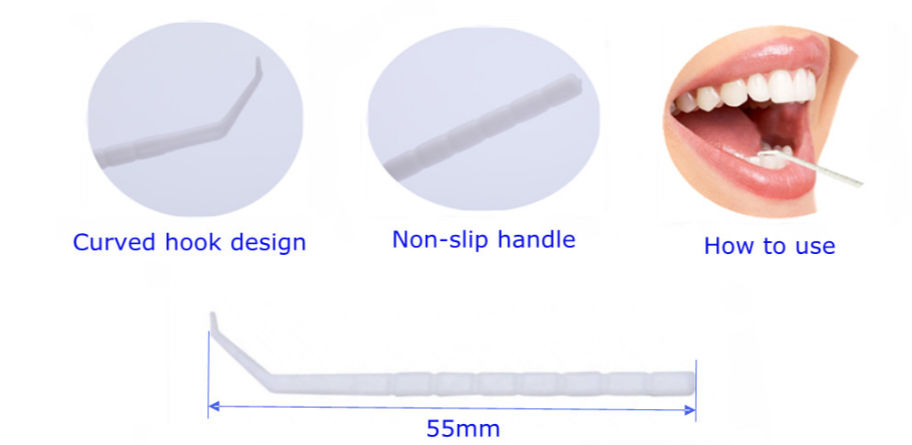 Plastic Curved Hook Toothpicks for Oral Care., Toothpicks dental floss ...
