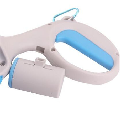 China Innovative plastic poop scoop with poop waste bag dispenser on ...