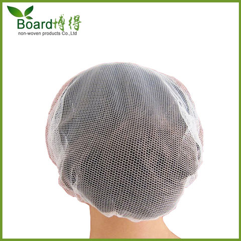 China Best Selling Disposable Nylon hair net Cap Round Disposable Net ...