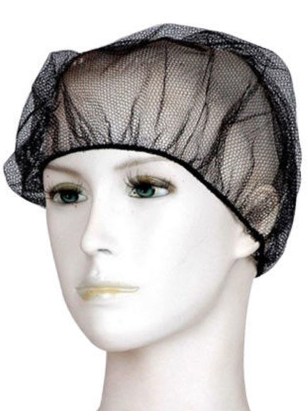 China Best Selling Disposable Nylon hair net Cap Round Disposable Net ...