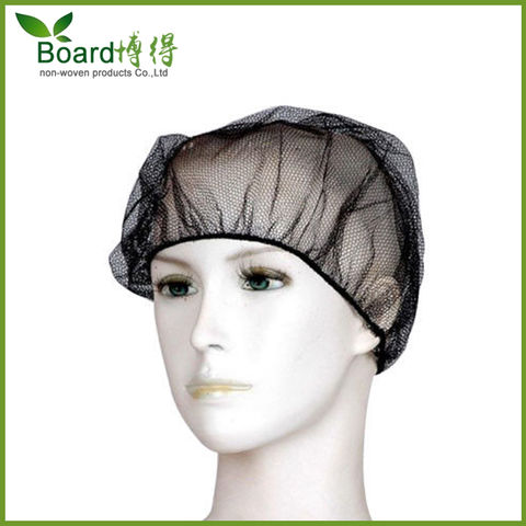 China Best Selling Disposable Nylon hair net Cap Round Disposable Net ...