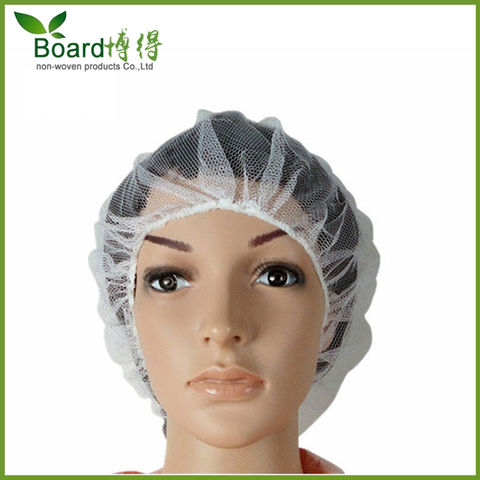 China Best Selling Disposable Nylon hair net Cap Round Disposable Net ...