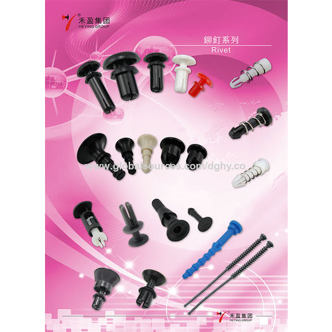 China HSR-9 Heying Plastic Fan Snap Rivet With Sus Spring Cpu Ac Fan ...