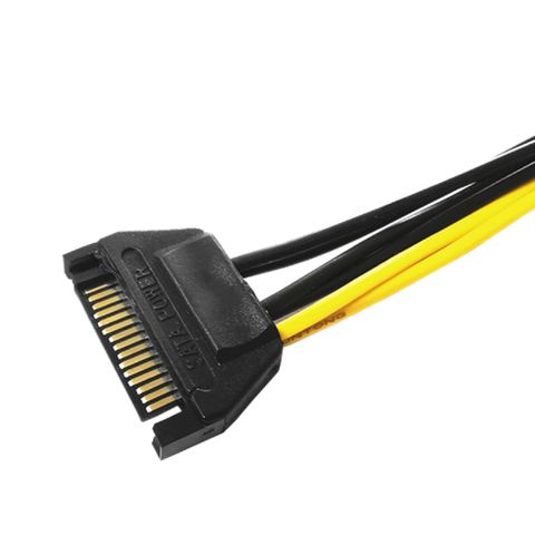 China Power Cable SATA Power supply line 15 Pin To 6 Pin PCI EXPRESS ...