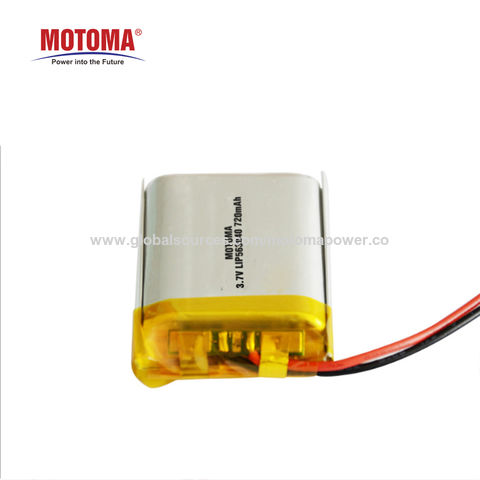 China 3.7v 720mah Li-ion polymer battery smart wearable ipo battery for ...