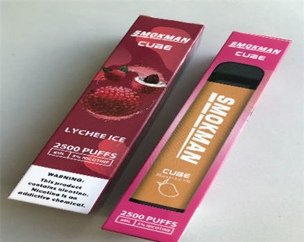 China Smokman Cube 2500 puffs Disposable electronic cigar on Global ...