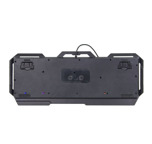 Metal Top Cover Rainbow Membrane Gaming Keyboard for Gamer with ...