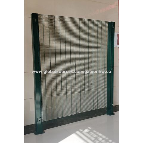 China PVC Coating finger proof profile Anti cut 358 Mesh Panels on ...
