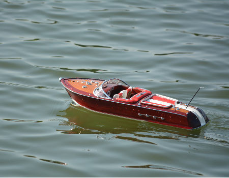 Vietnam Wooden crafts Riva Aquarama Painted speed boat L60 nautical RC ...