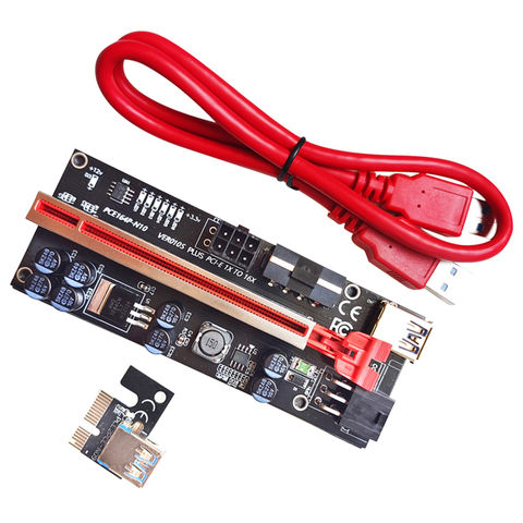 China PCI-E Riser Card Extender USB 3.0 Adapter Cable PCI 1X 4X 8X 16X ...