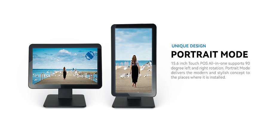 China 15.6 inch windows/linux touch screen stand POS terminal all in ...