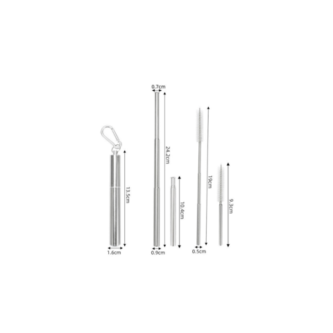 China Straw Reusable Metal Straw Pipette Suction Stainless Steel ...