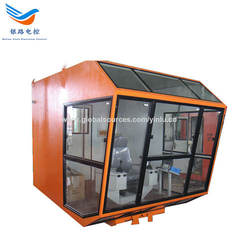 China Portal cran Operator Cabin with Chair Console Unit and Air ...