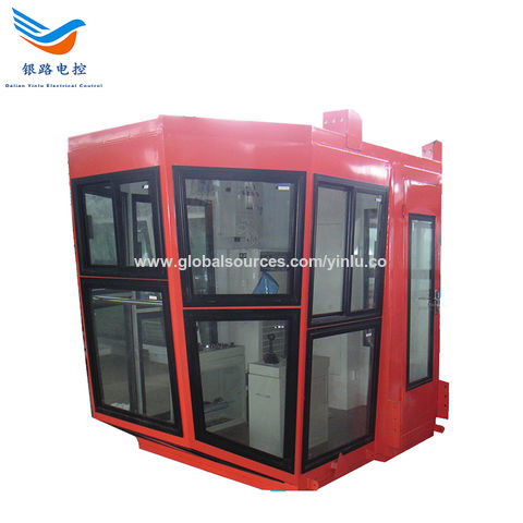 China Portal cran Operator Cabin with Chair Console Unit and Air ...