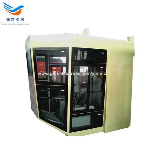 China Portal cran Operator Cabin with Chair Console Unit and Air ...