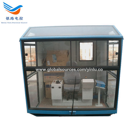 China Portal cran Operator Cabin with Chair Console Unit and Air ...