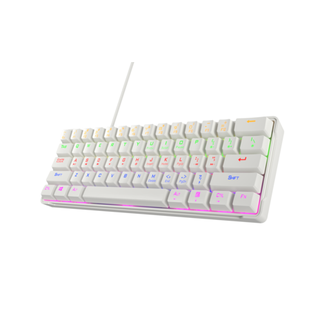 China 61 Keys Mini Slim Mechanical keyboard Gaming Rainbow Color Led ...