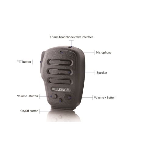 China Police Bluetooth speaker mic wireless shoulder microphone on ...