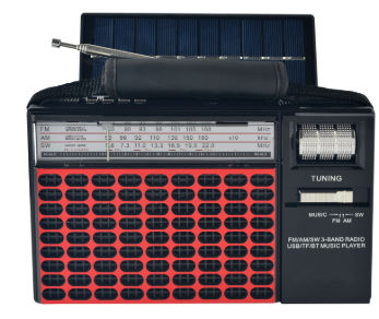 Solar 5V-1.5W solar panel MP3 player outdoor bluetooth solar radio AM ...