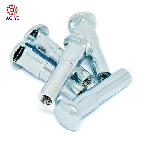 China Steel flat head #7.0x32.03 female bolt on Global Sources,blue ...